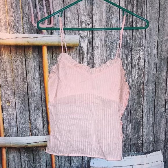 Raviya | Tops | Feminine Cotton Spaghetti Strap Baby Doll Top Xs S ...